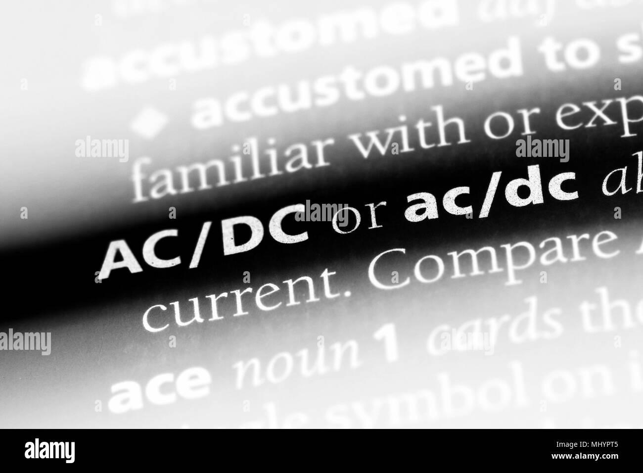 Ac word Black and White Stock Photos & Images - Alamy