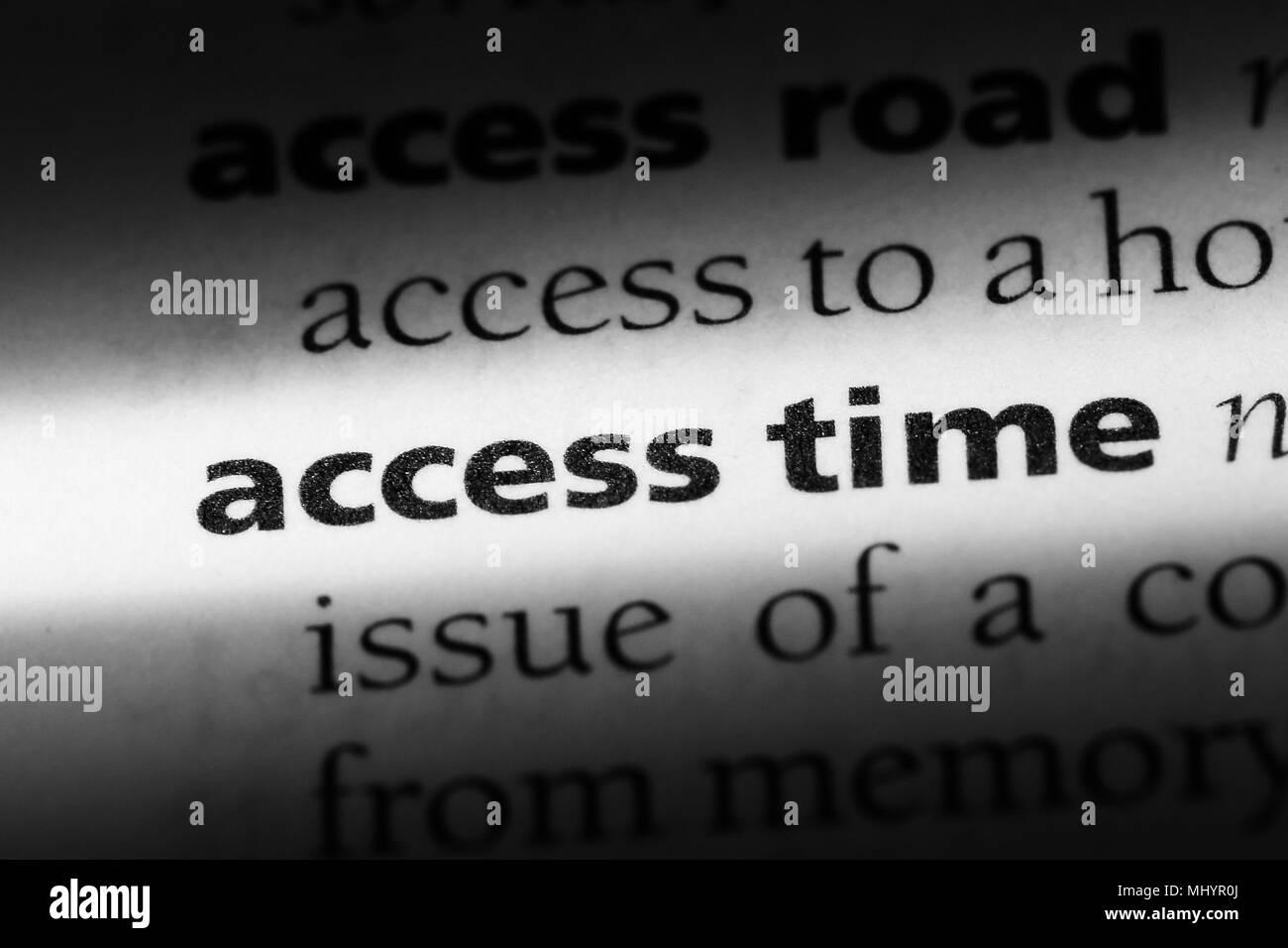 Dictionary definition word time hi-res stock photography and images - Alamy