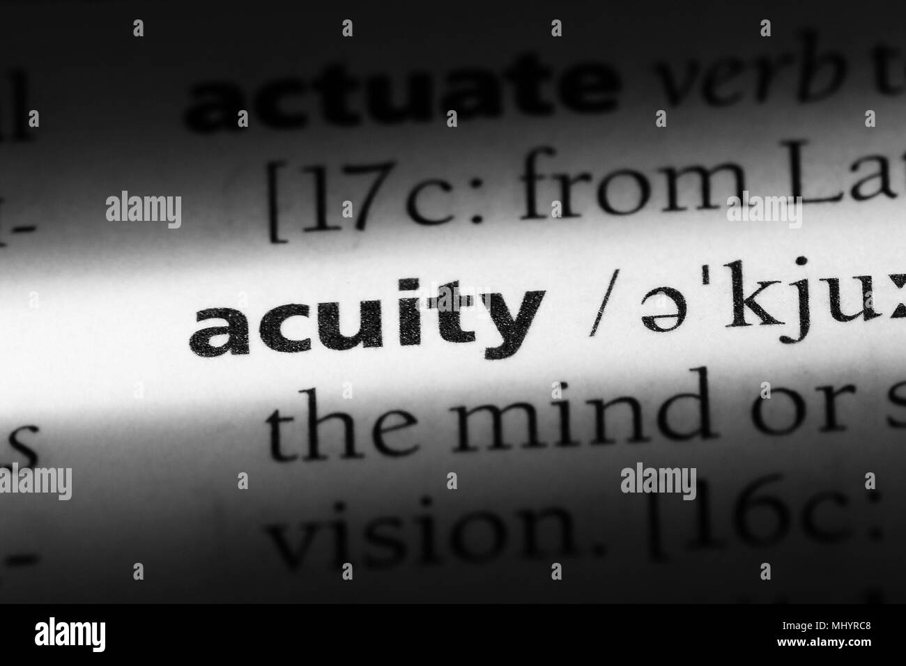 Acuity hi-res stock photography and images - Alamy