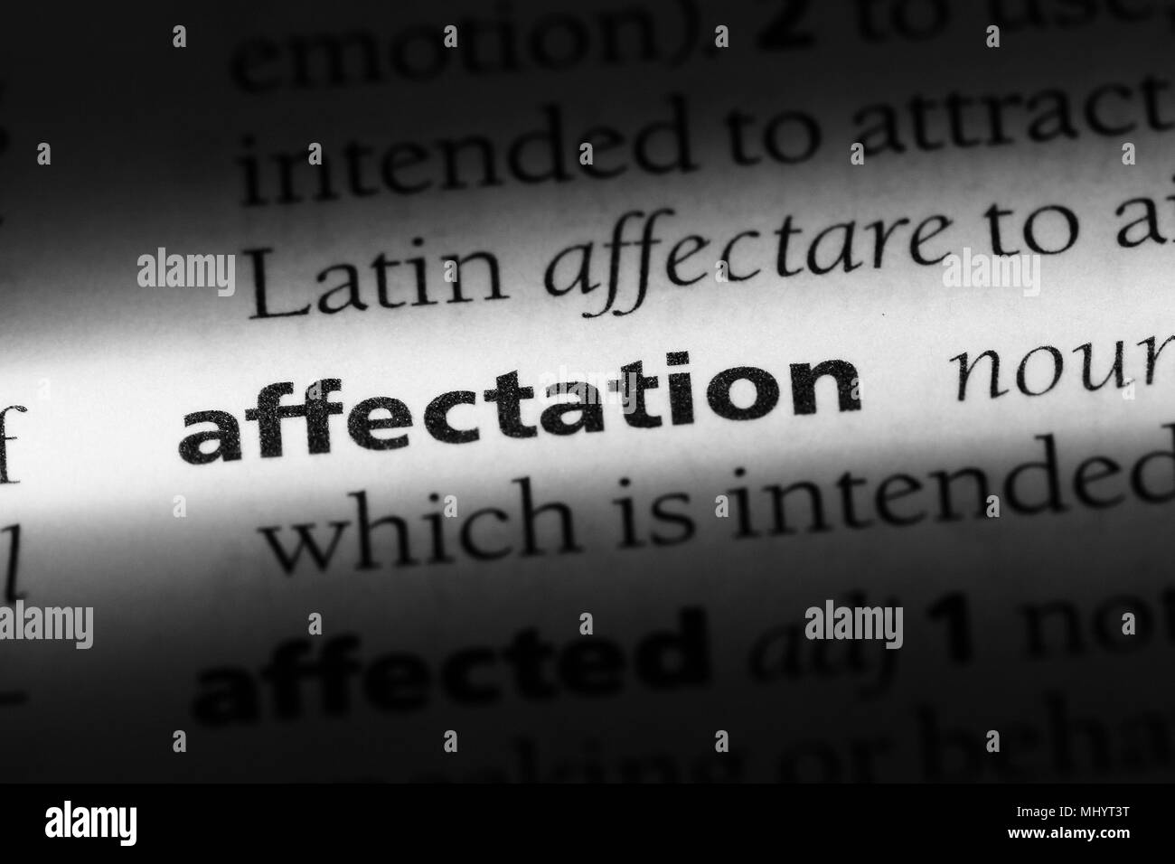 Affectation hi-res stock photography and images - Alamy