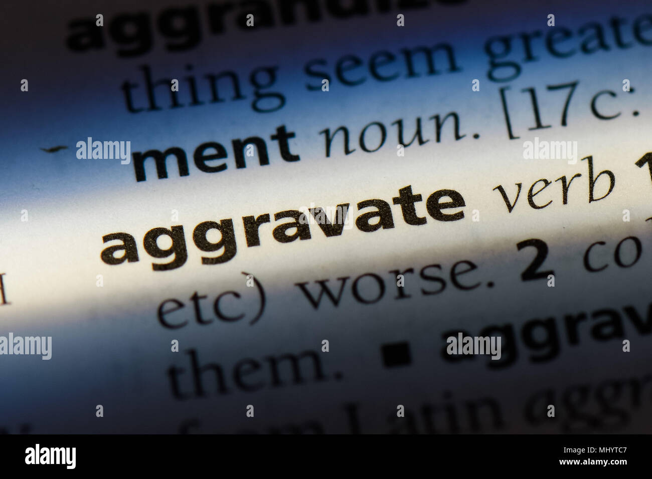 Aggravate hi-res stock photography and images - Alamy