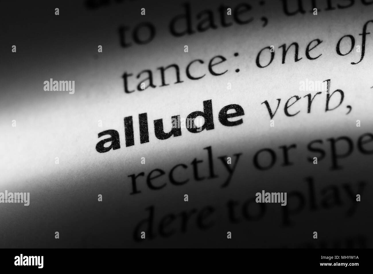 Allude Definition
