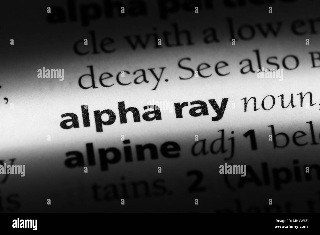 Alpha ray hi-res stock photography and images - Alamy