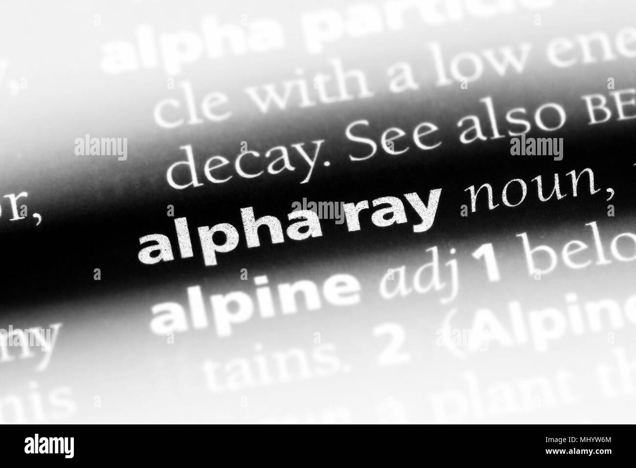 Alpha ray hi-res stock photography and images - Alamy