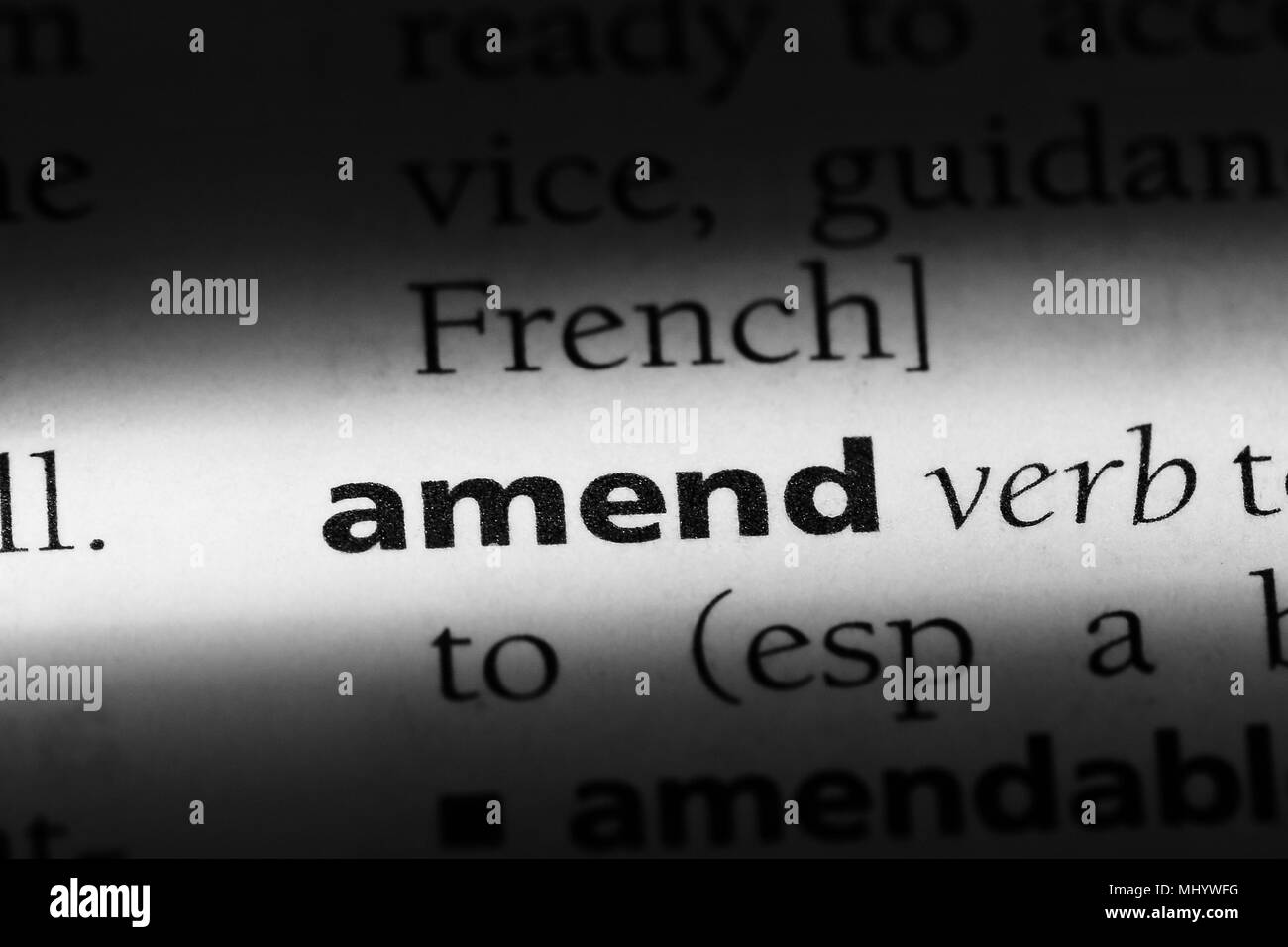 Amend hi-res stock photography and images - Alamy