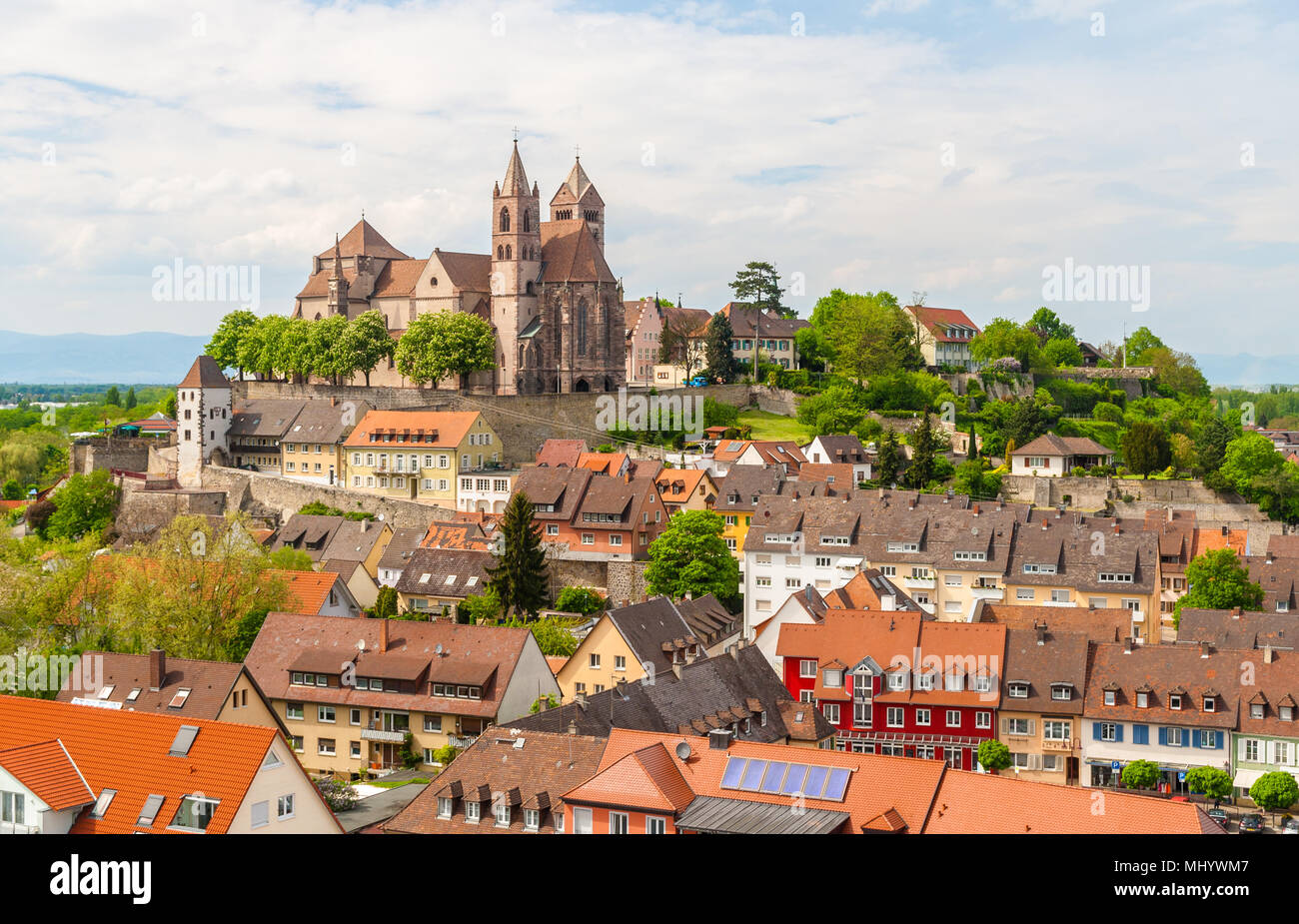 Germany europe baden wurttemberg breisach rhine hi-res stock ...
