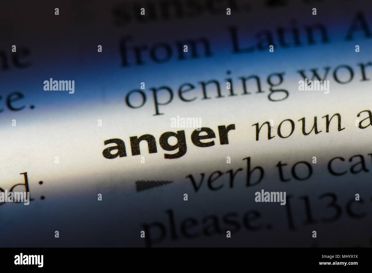 Anger word hi-res stock photography and images - Alamy