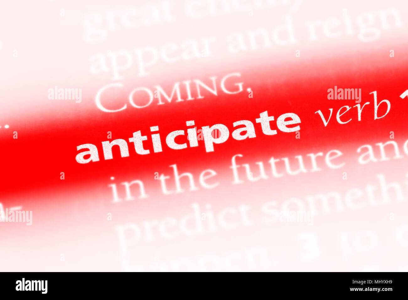 Anticipate text hi-res stock photography and images - Alamy