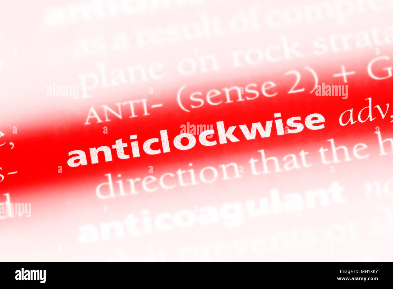 Anticlockwise hi-res stock photography and images - Alamy