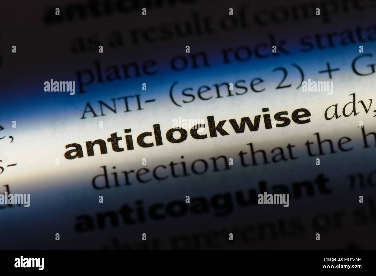 Anticlockwise hi-res stock photography and images - Alamy