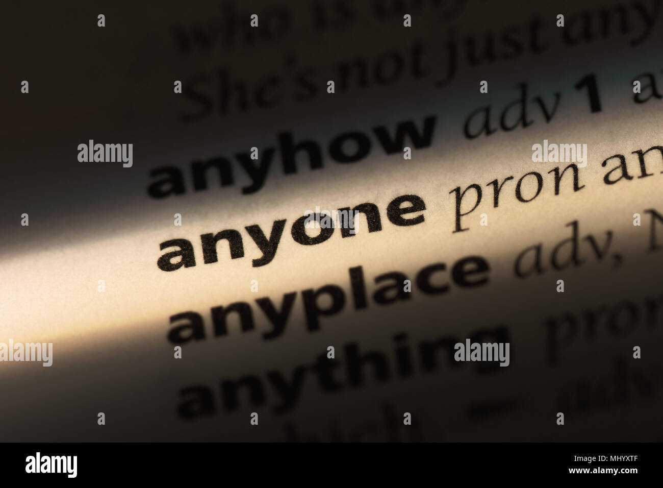 Anyone but you book hi-res stock photography and images - Alamy