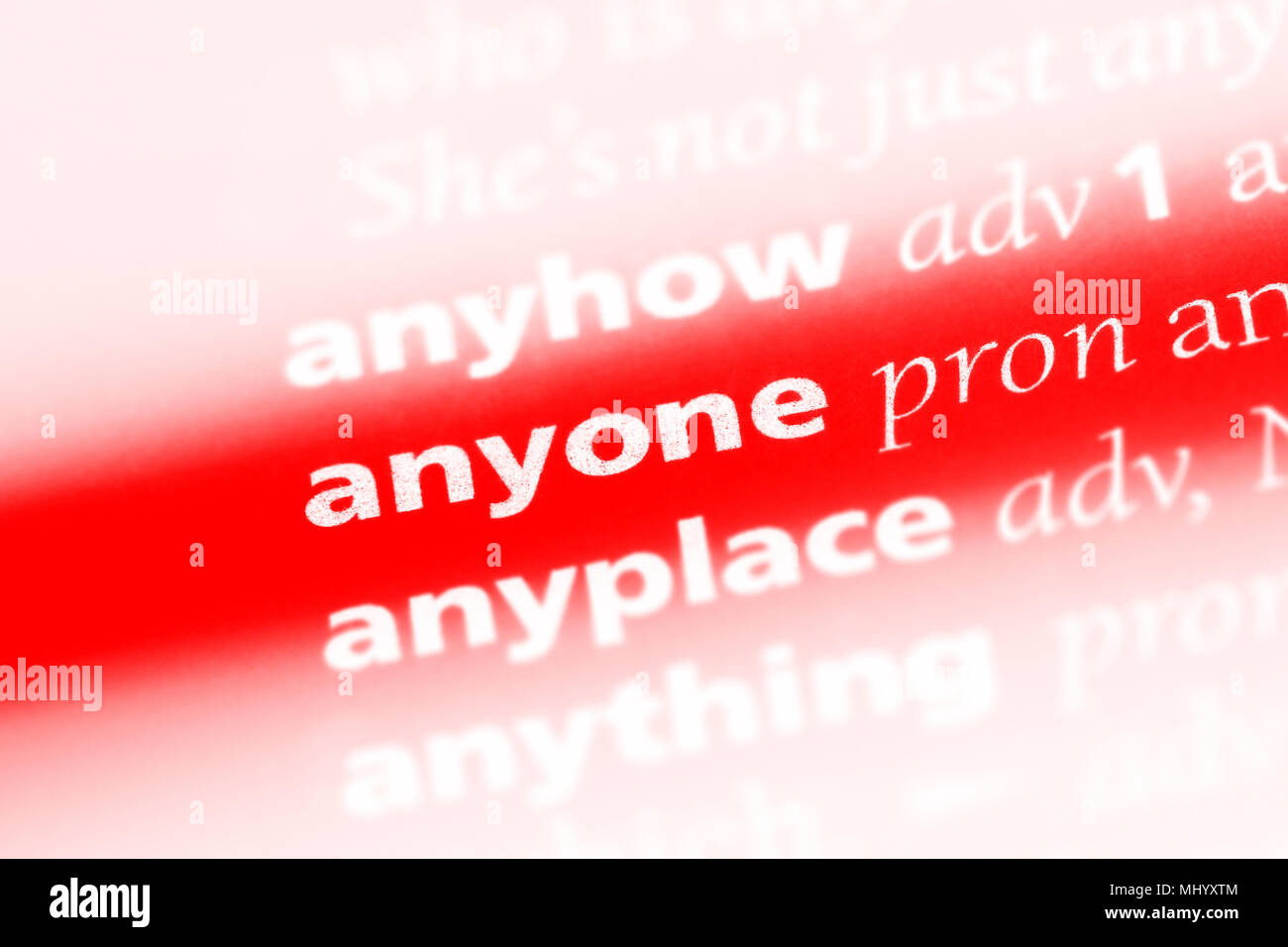 Anyone but you book hi-res stock photography and images - Alamy