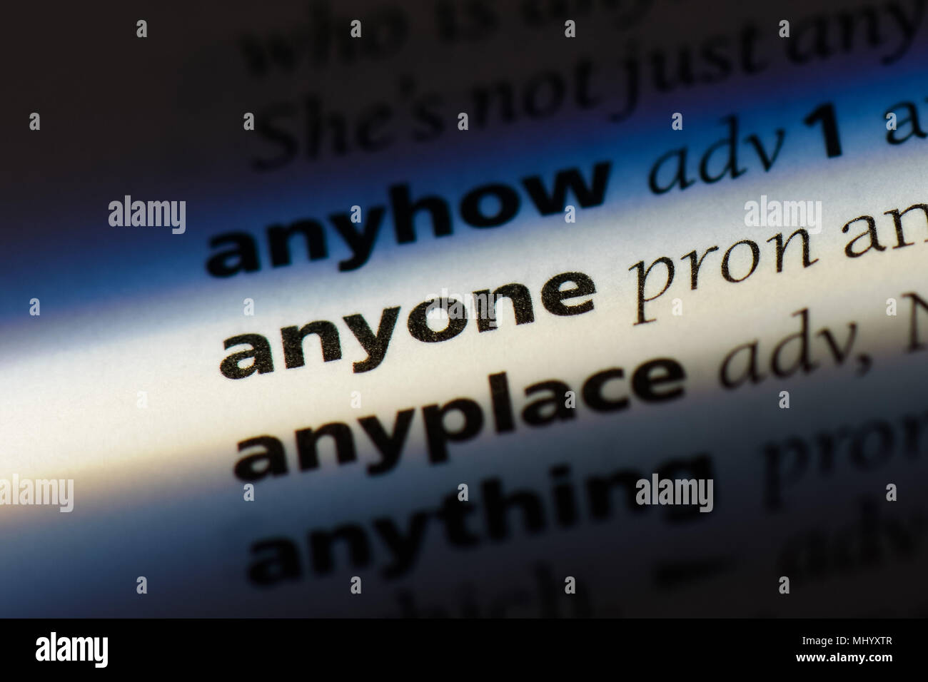 Anyone but you book hi-res stock photography and images - Alamy