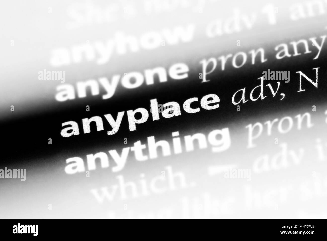 Anyplace hi-res stock photography and images - Alamy