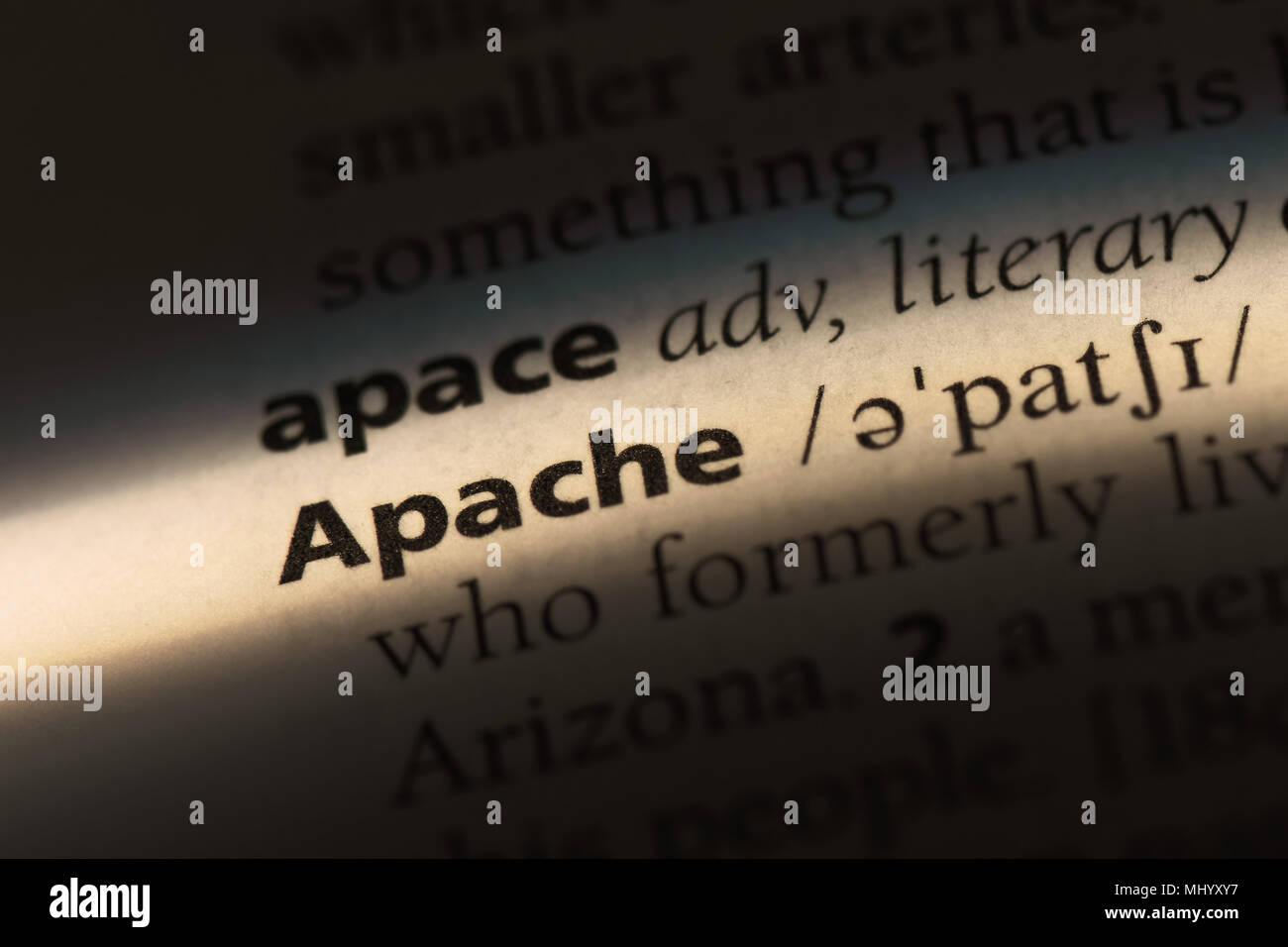 Apache text hi-res stock photography and images - Alamy