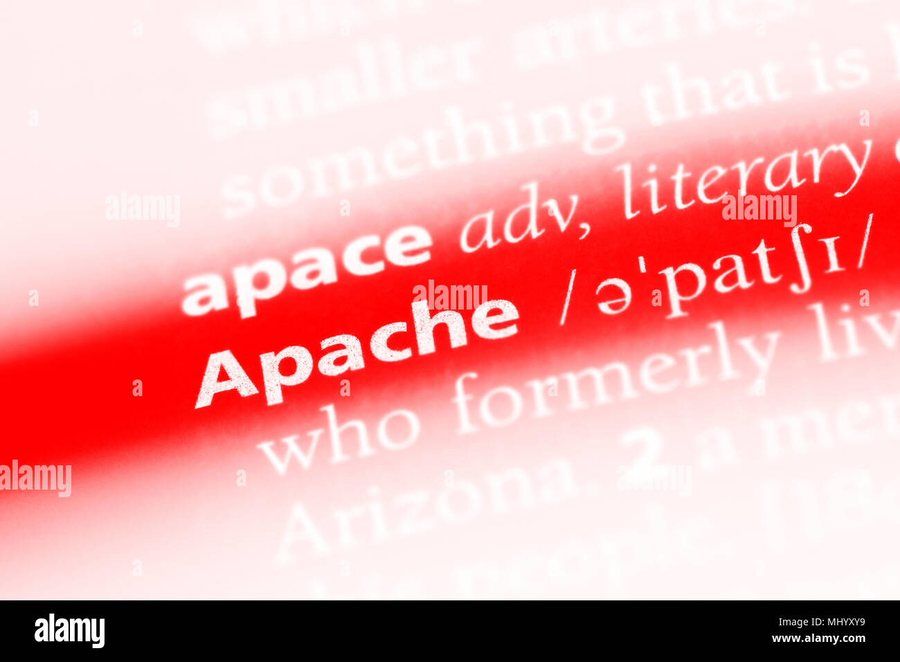 Apache text hi-res stock photography and images - Alamy