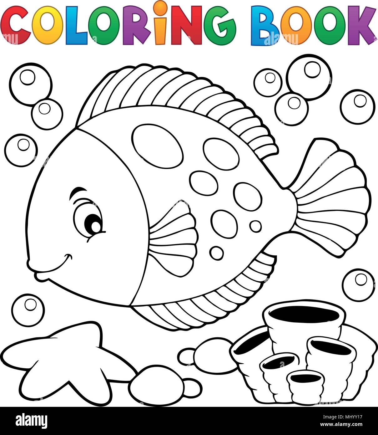 Fish Theme Coloring Pages