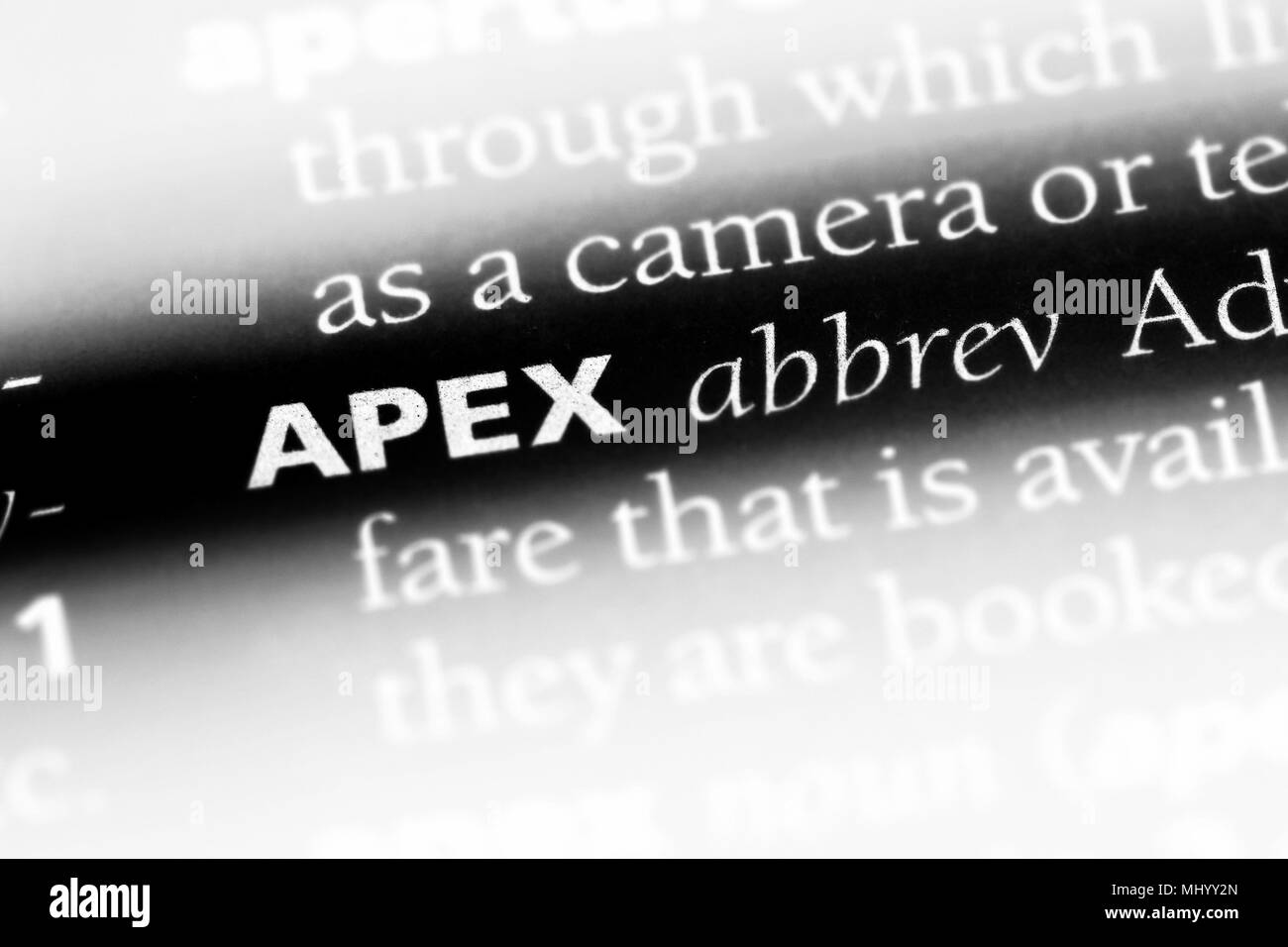 Apex Black and White Stock Photos & Images - Alamy