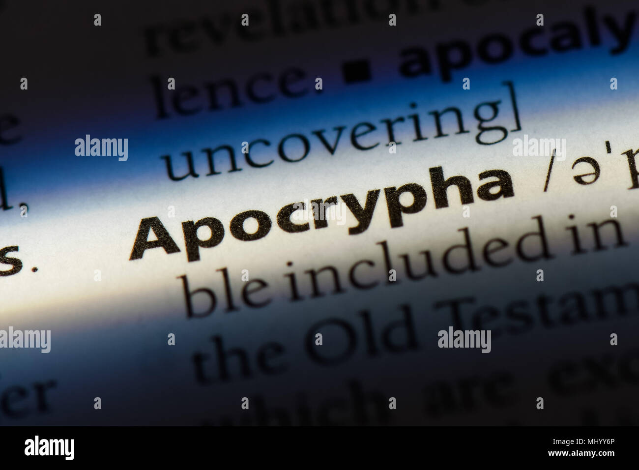 Apocrypha text hi-res stock photography and images - Alamy