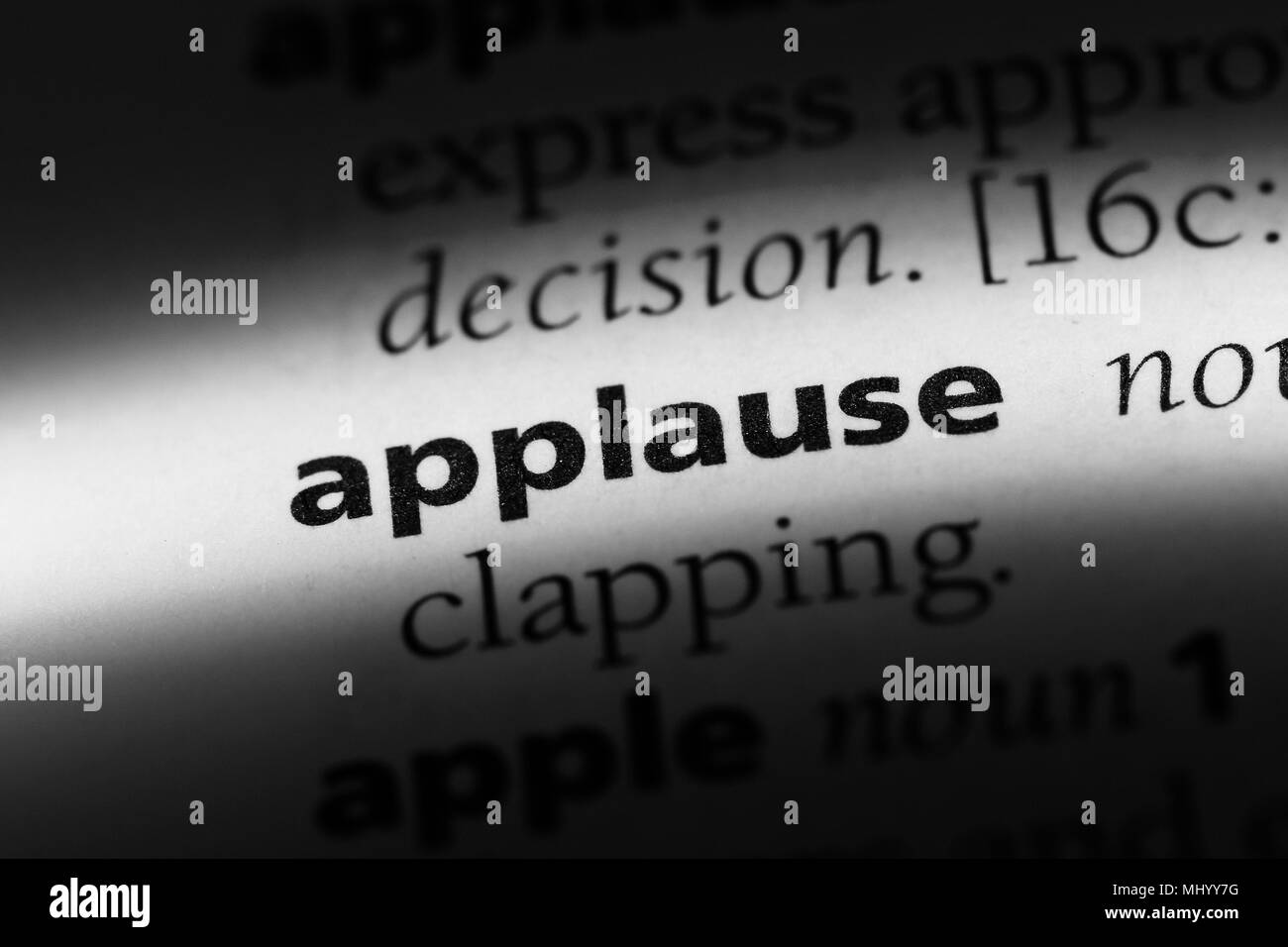Applause close up hi-res stock photography and images - Alamy