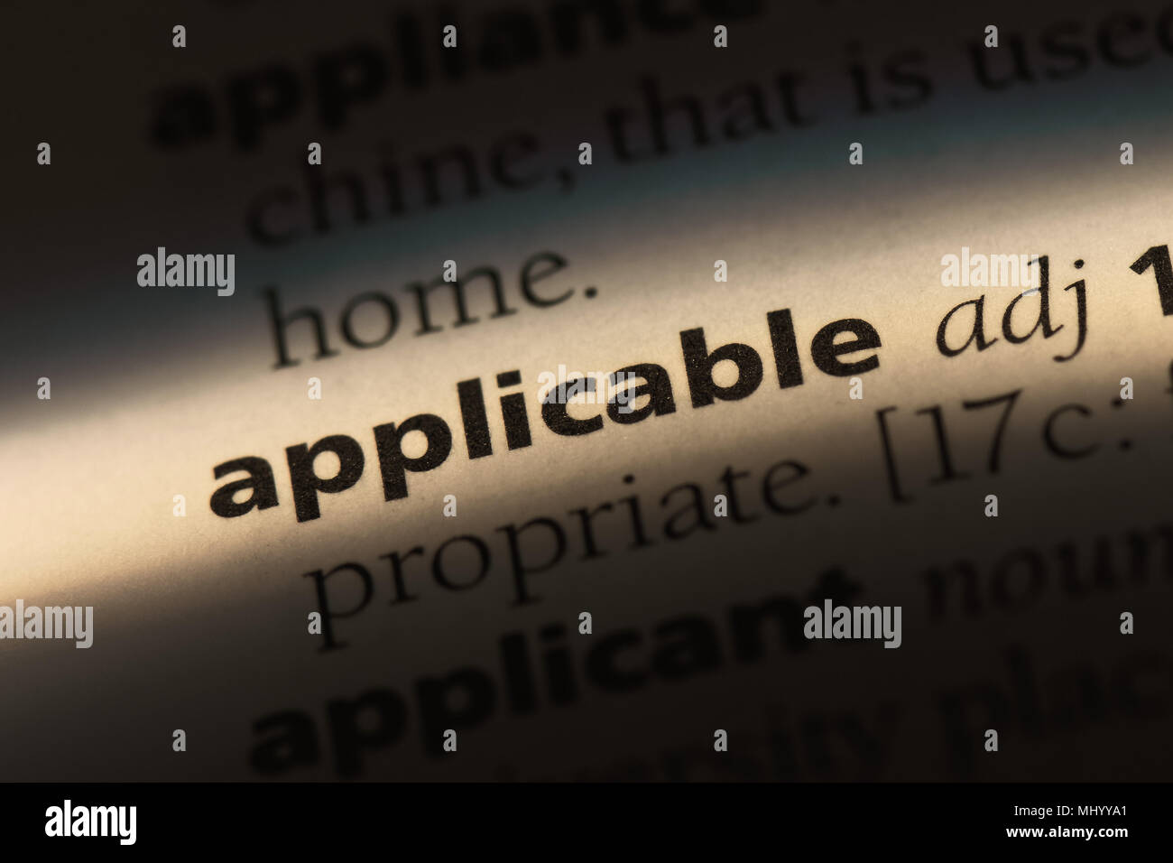 Applicable hi-res stock photography and images - Alamy