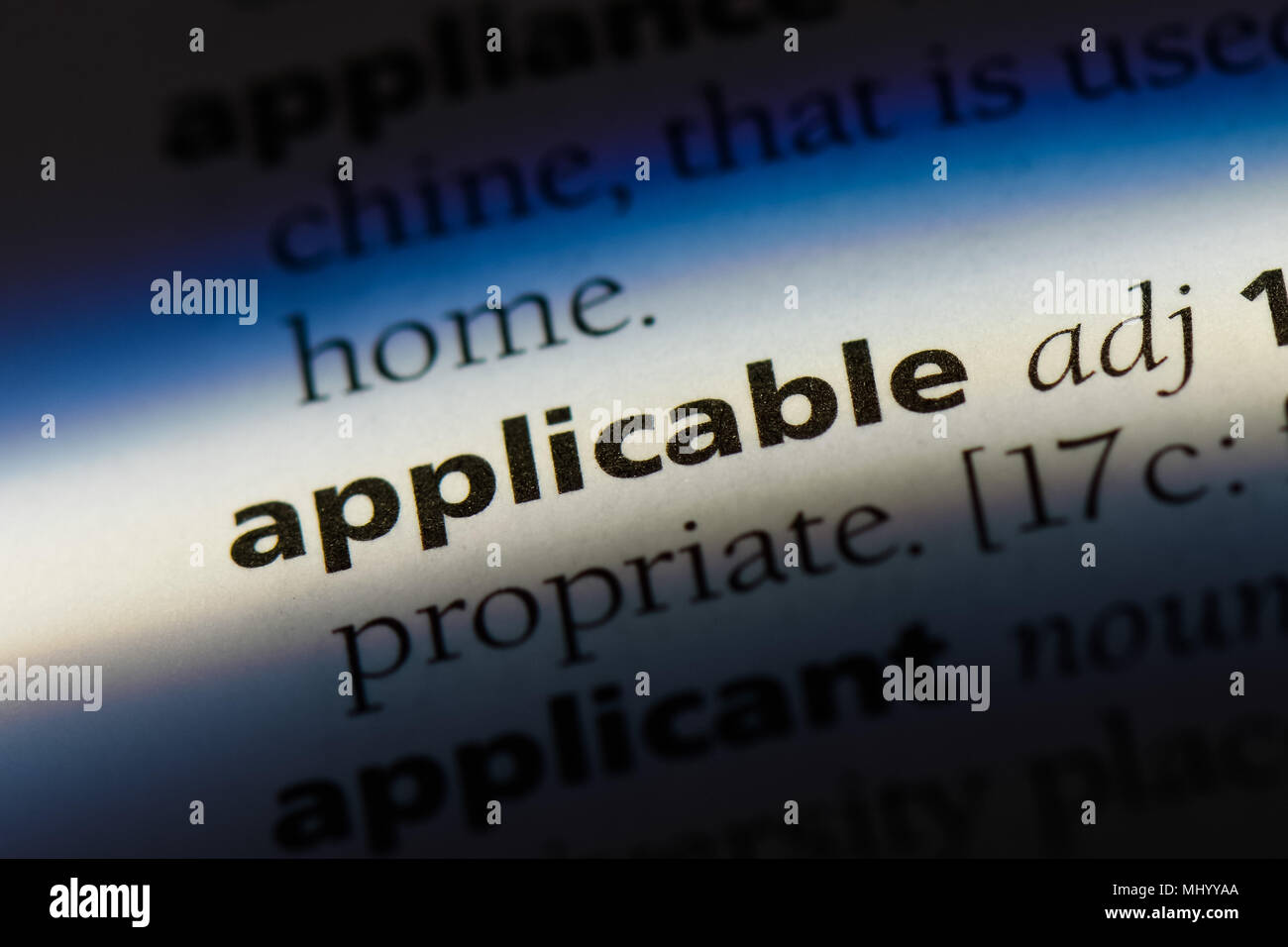 Applicable hi-res stock photography and images - Alamy