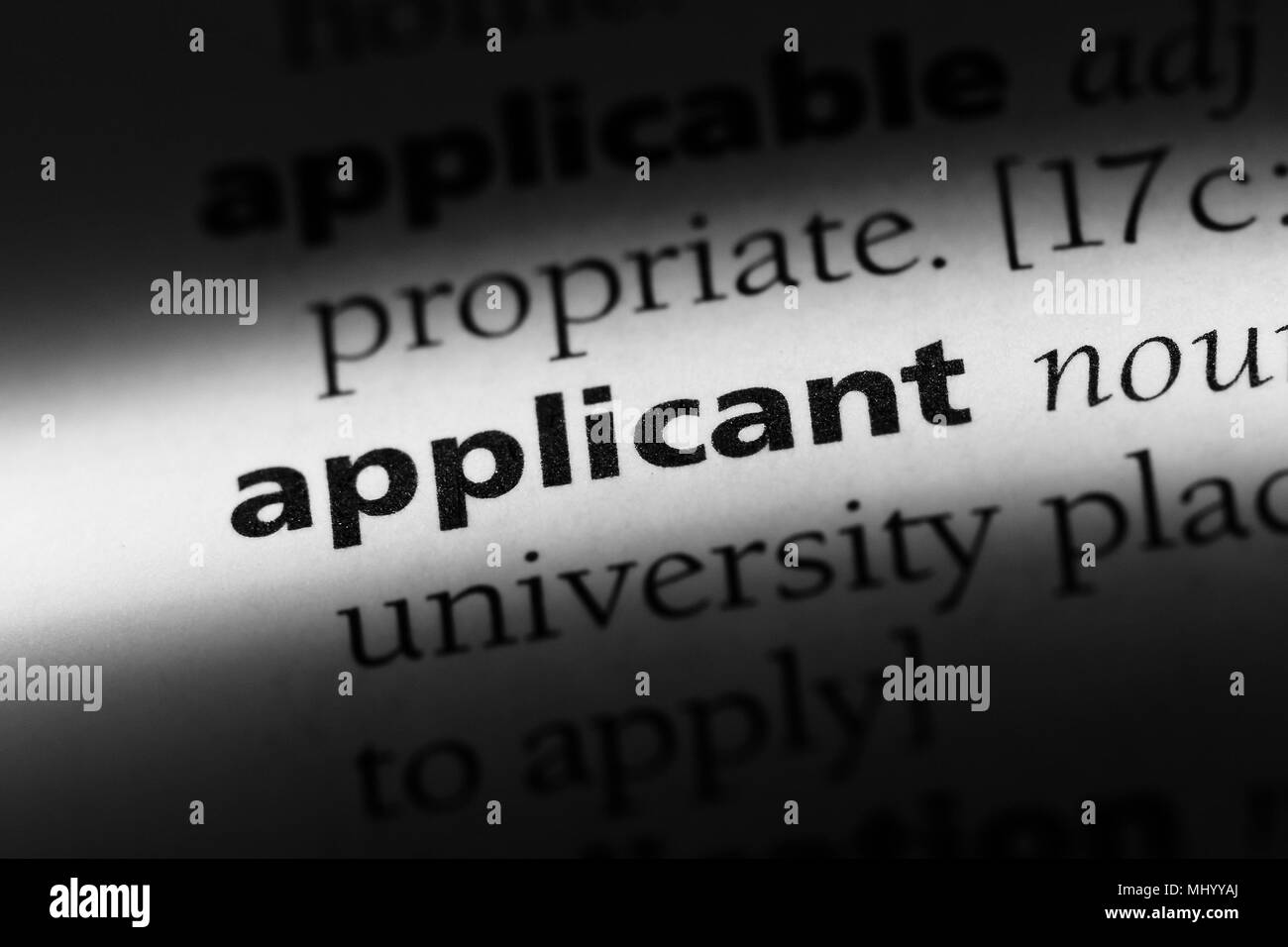 Applicant Black and White Stock Photos & Images - Alamy