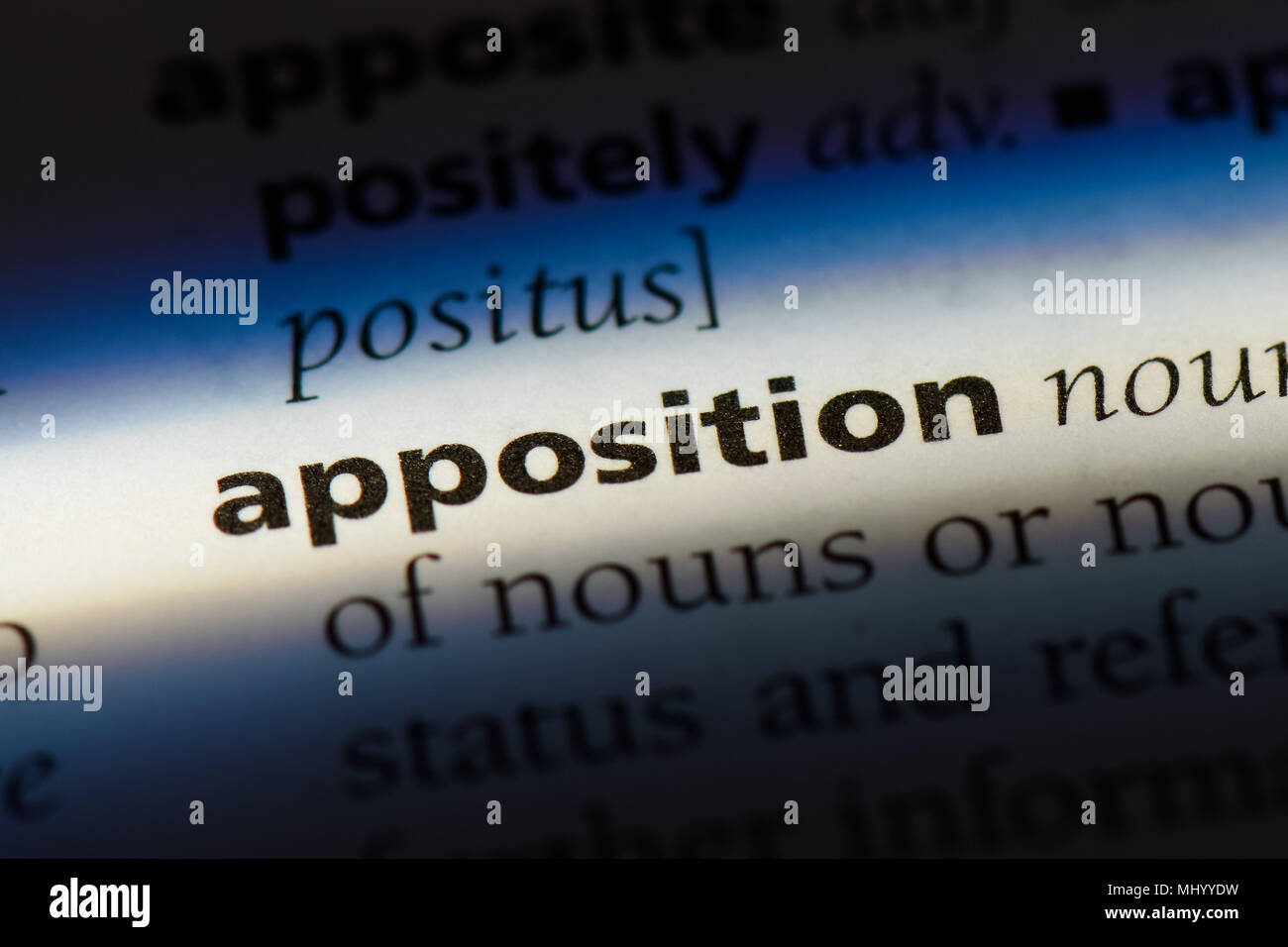 Apposition hi-res stock photography and images - Alamy