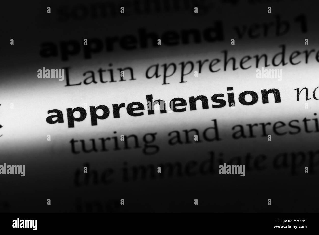 Apprehension concept hi-res stock photography and images - Alamy
