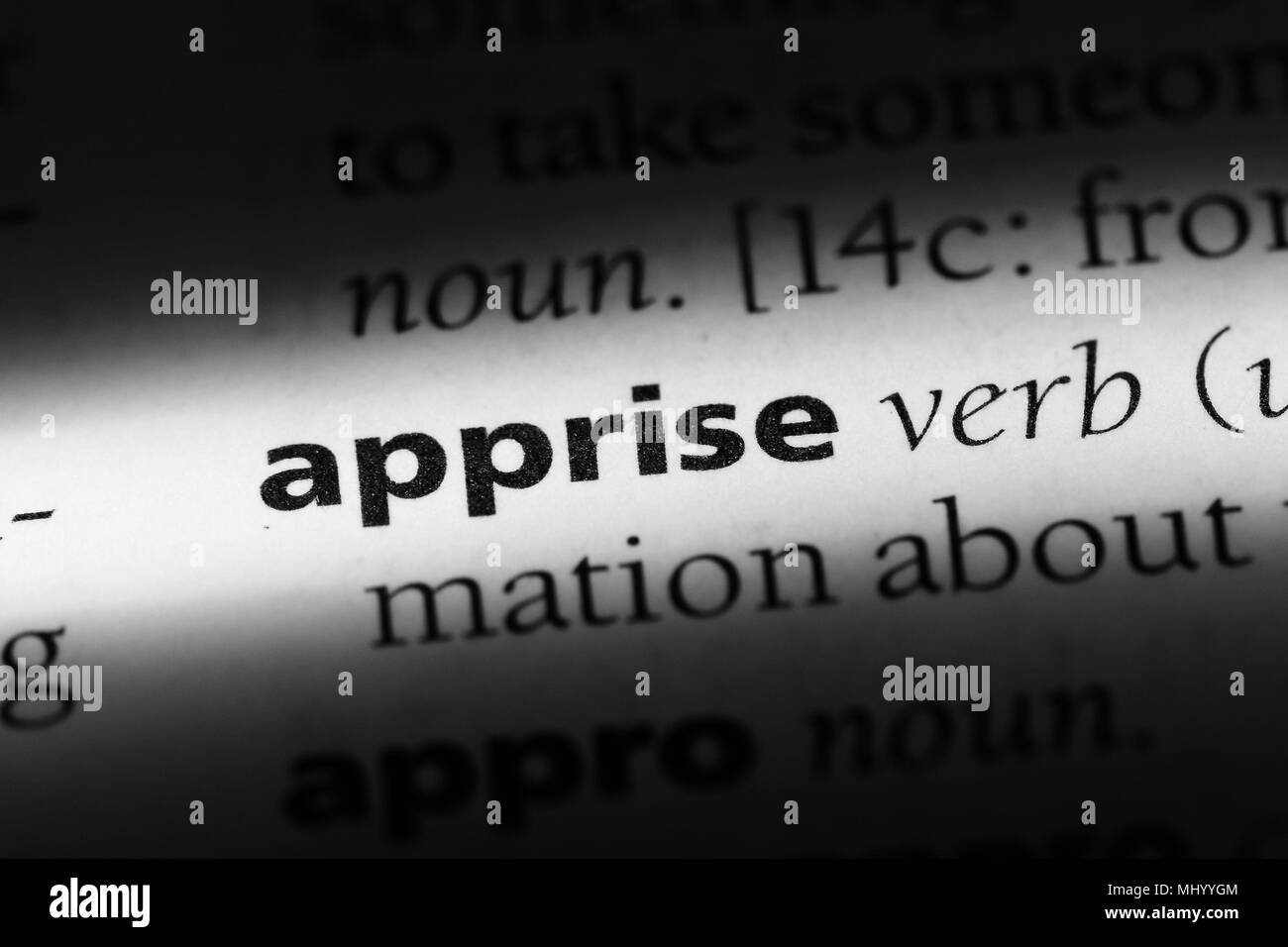 Apprise hi-res stock photography and images - Alamy