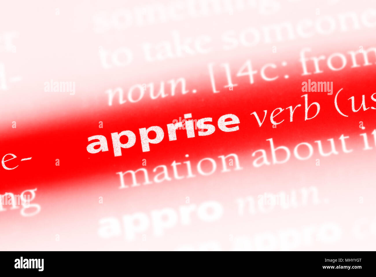 Apprise hi-res stock photography and images - Alamy