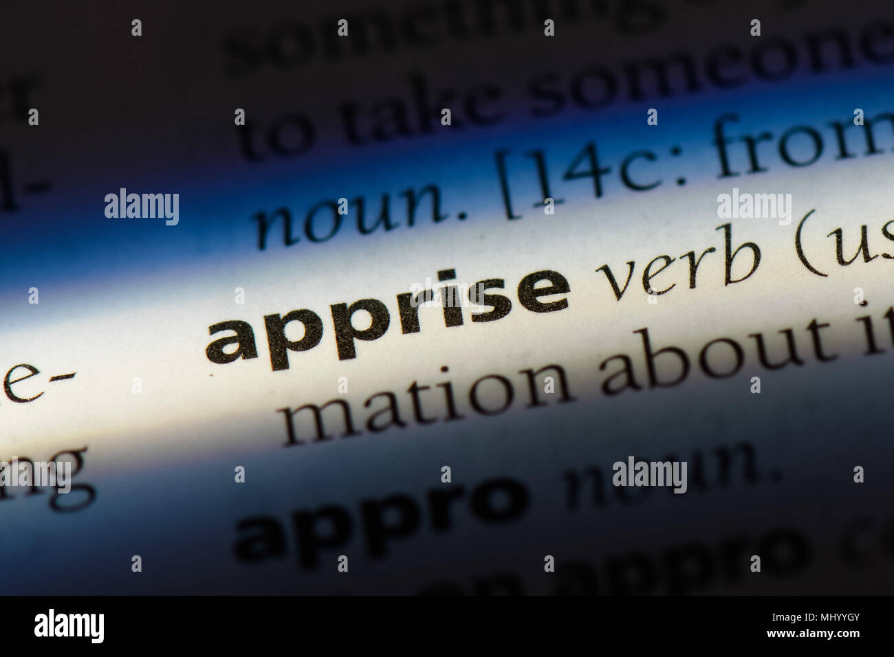 Apprise hi-res stock photography and images - Alamy