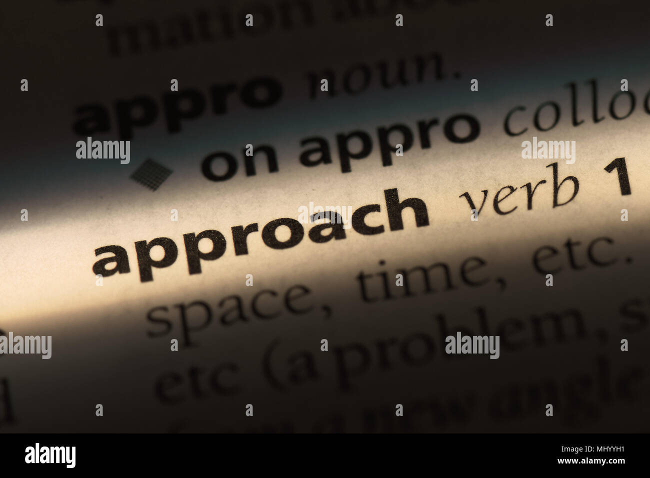 Approach text hi-res stock photography and images - Alamy