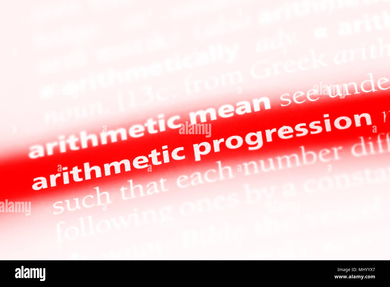 Arithmetic progression hi-res stock photography and images - Alamy
