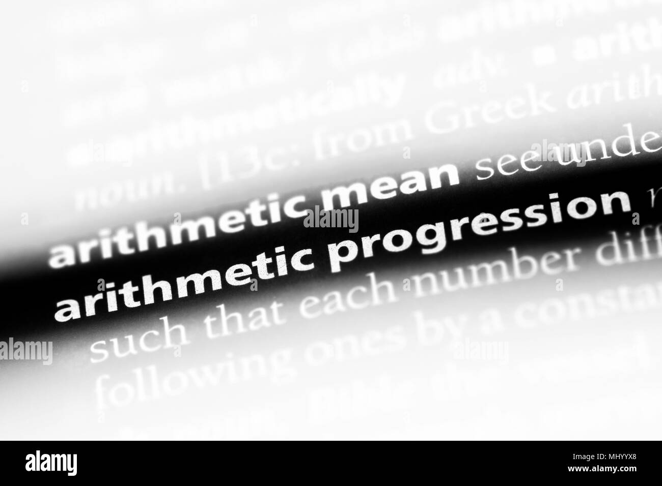 arithmetic progression word in a dictionary. arithmetic progression ...