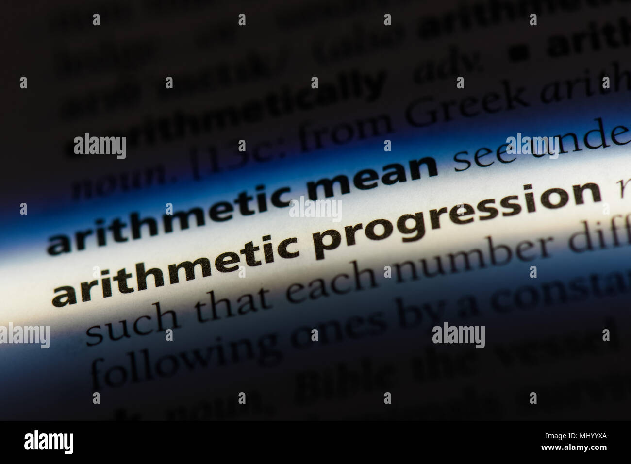 Arithmetic Progression Word In A Dictionary Arithmetic Progression