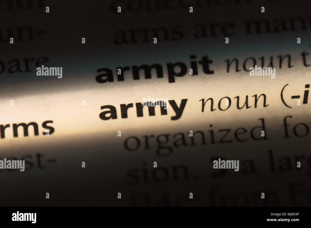 Army word hi-res stock photography and images - Alamy