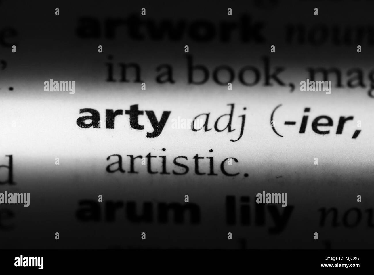 Arty Black and White Stock Photos & Images - Alamy