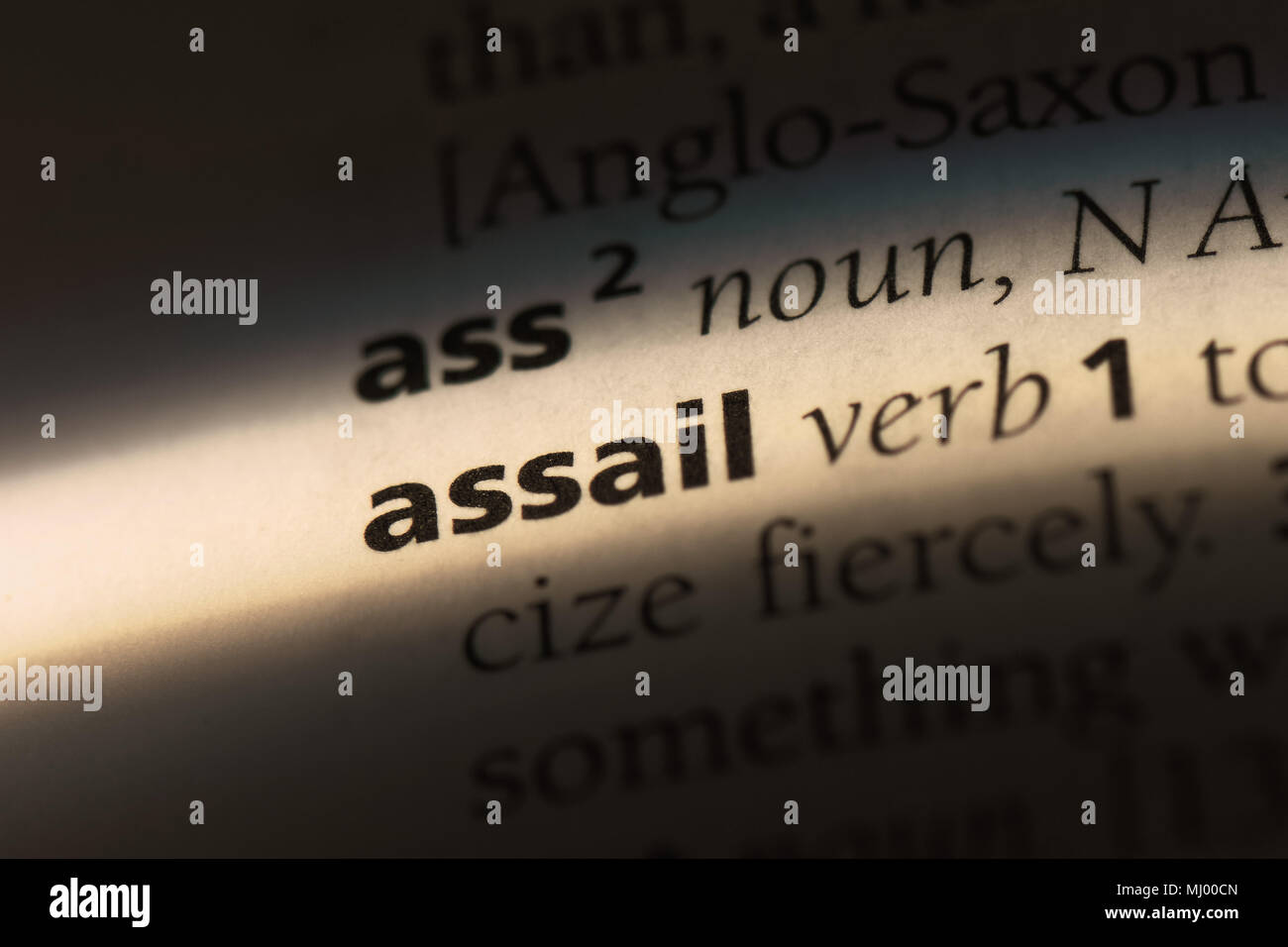 Assail word hi-res stock photography and images - Alamy