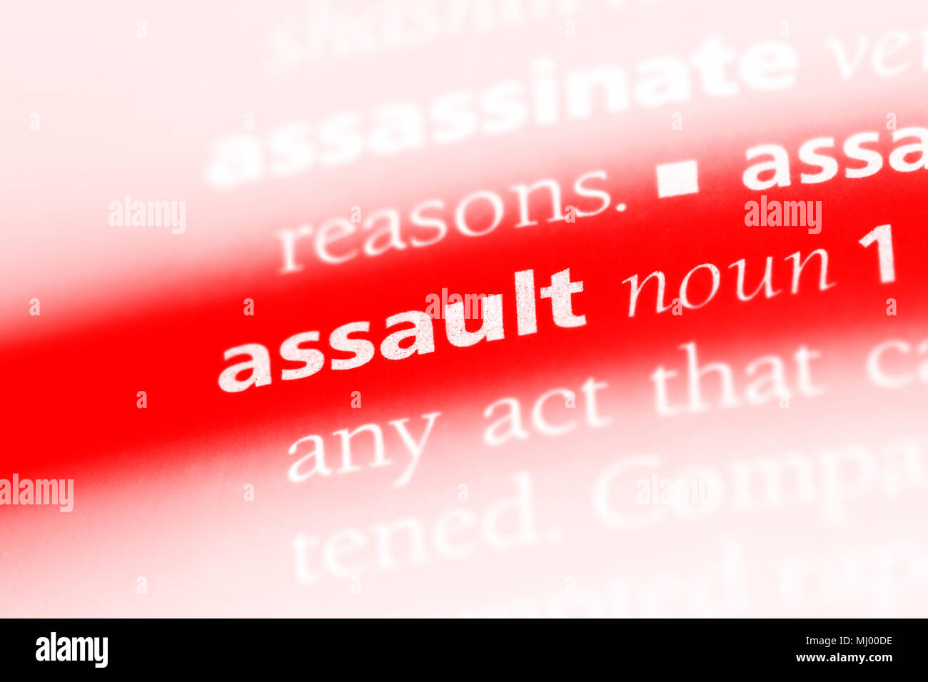 Assault word hi-res stock photography and images - Alamy