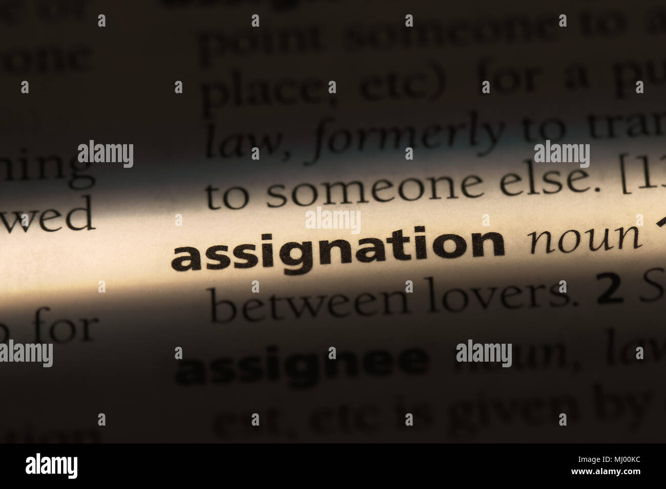 Assignation hi-res stock photography and images - Alamy