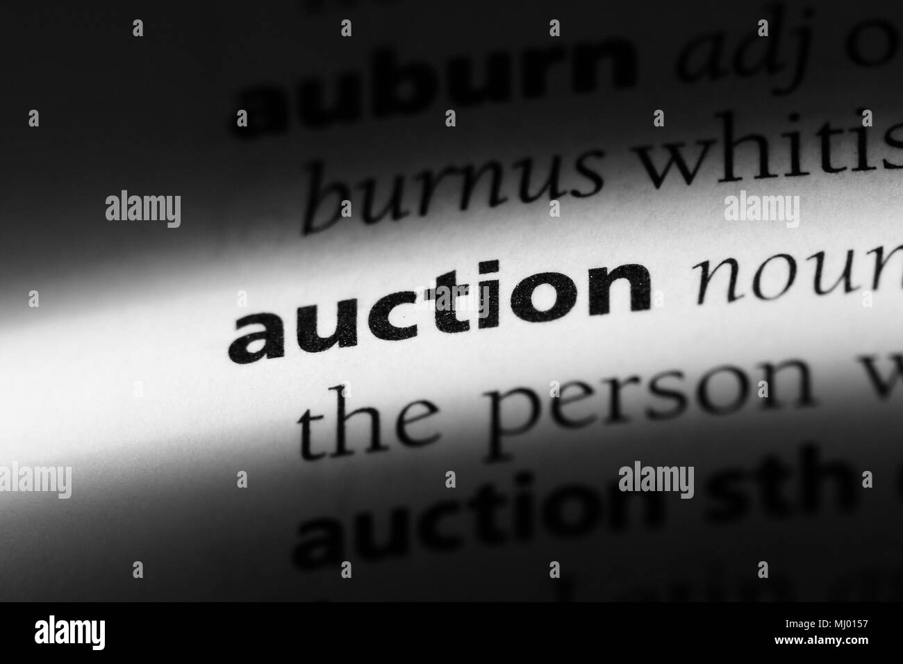 Auction word hi-res stock photography and images - Alamy