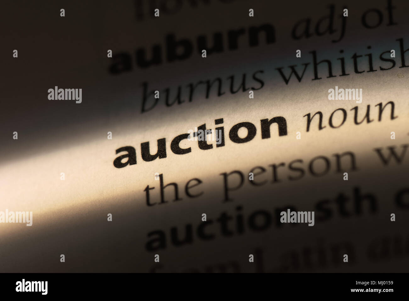 Auction word hi-res stock photography and images - Alamy