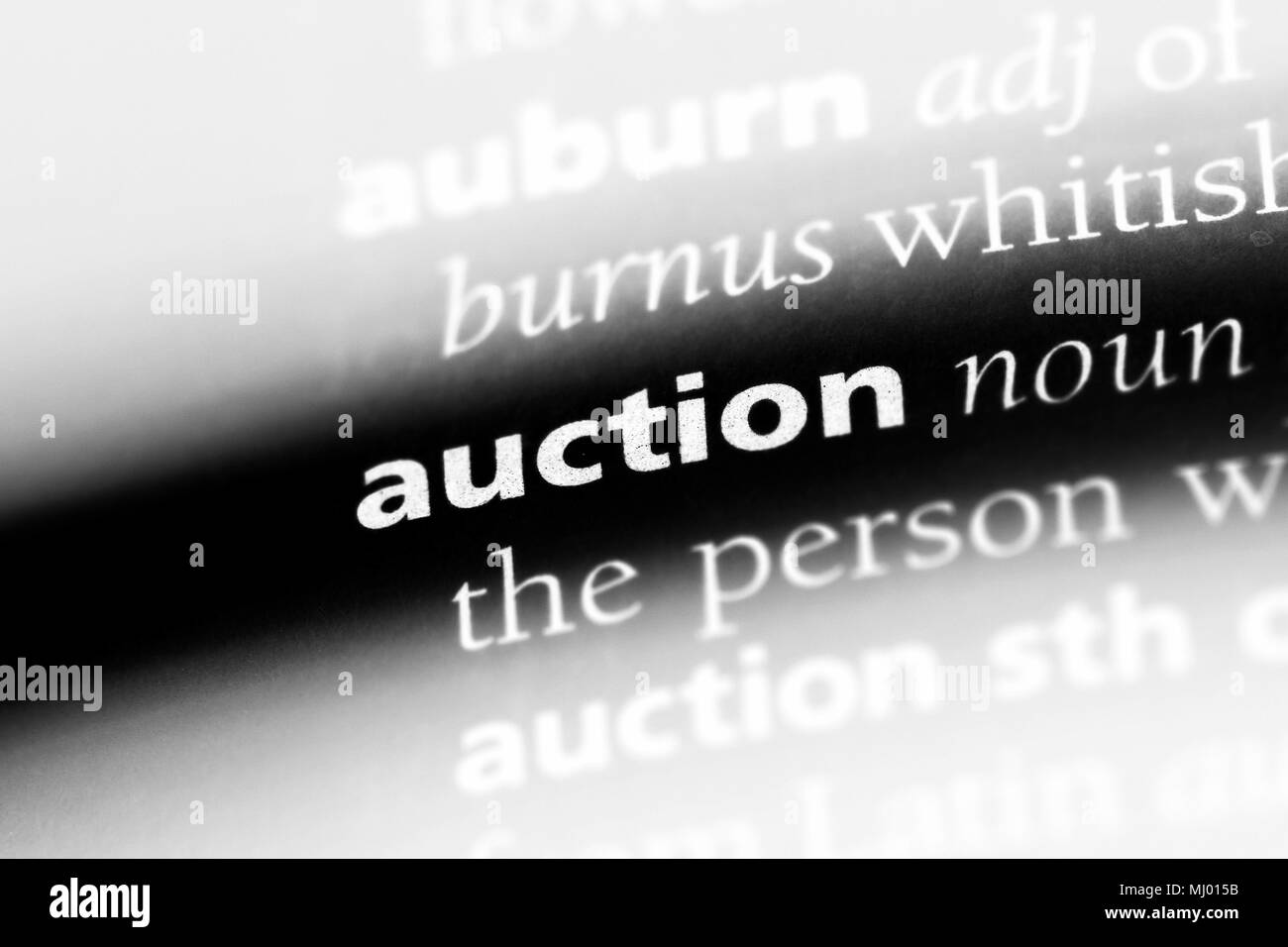 Auction word hi-res stock photography and images - Alamy