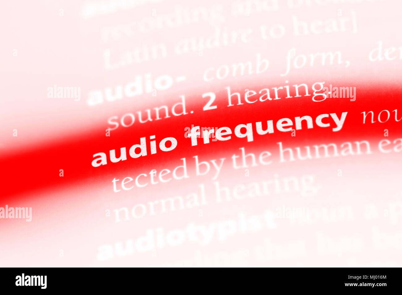 Audio frequency hi-res stock photography and images - Alamy