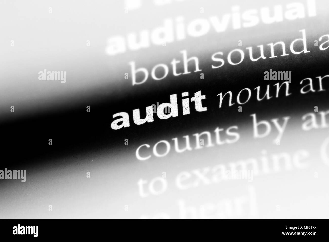 Audit Black and White Stock Photos & Images - Alamy