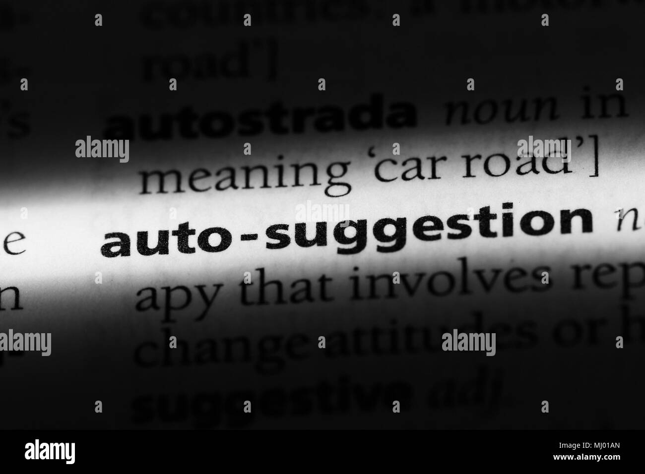 Auto suggestion hi-res stock photography and images - Alamy
