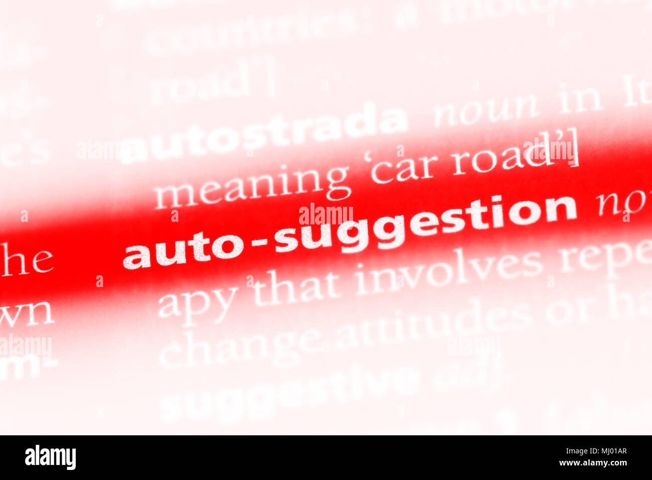 Auto suggestion hi-res stock photography and images - Alamy