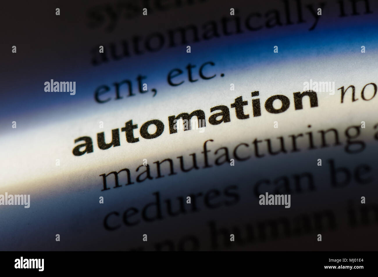 Automation definition hi-res stock photography and images - Alamy