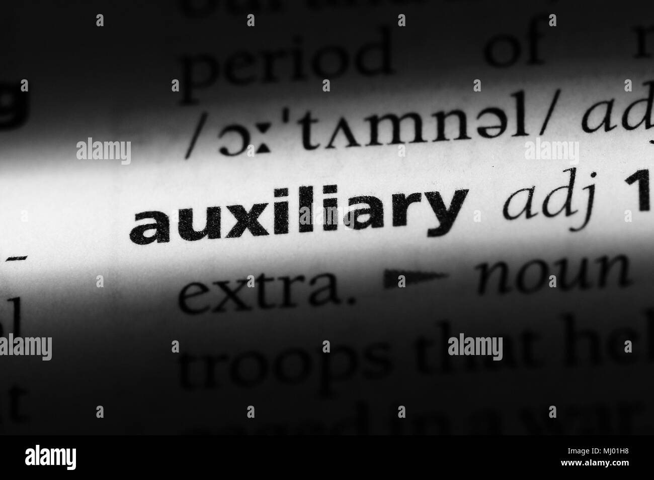 Auxiliary definition hi-res stock photography and images - Alamy